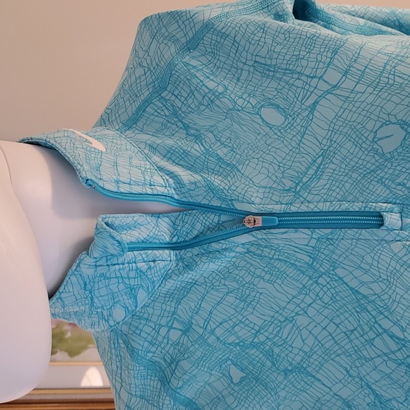 Nike | Tops | Nike Pro Combat Thermofit Front Zip Neck Opening Athletic ...